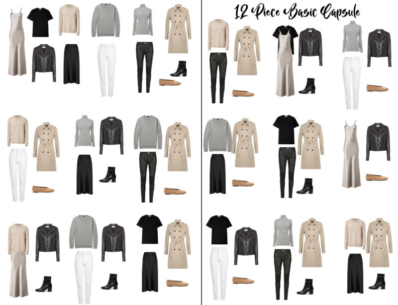 12 Piece Basic Capsule Wardrobe | Gemma Mclean